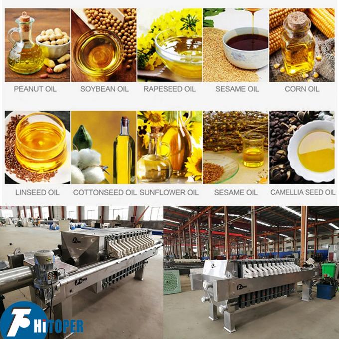 Low Moisture Corn Oil Purifiction Membrane Filter Press 30m2 Diaphragm ...