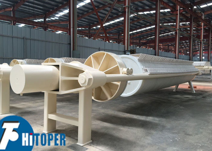 Automatic Hydraulic Filter Press Unit , 800*800mm Round Plate ...