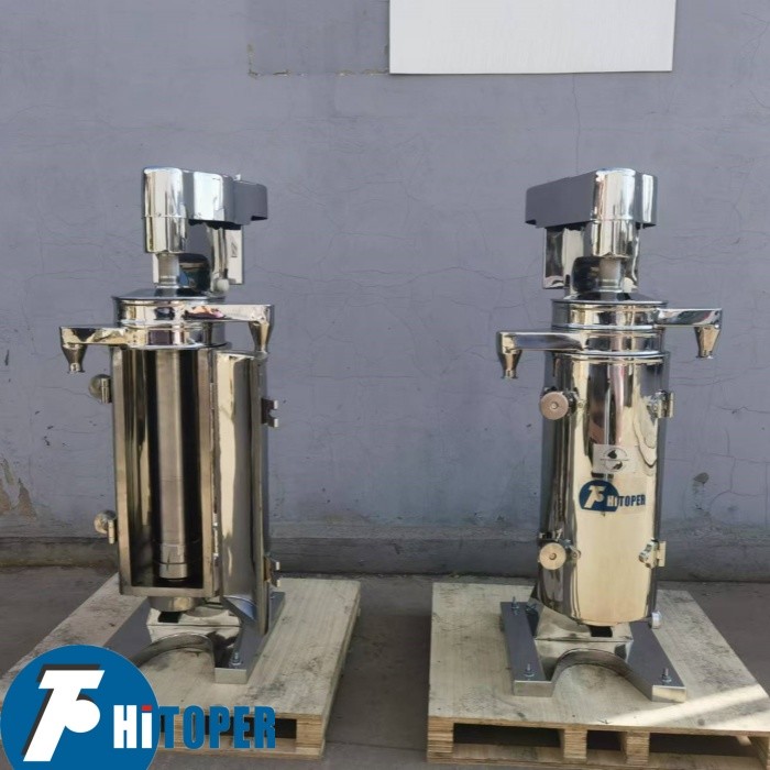 Liquid-liquid-solid 3 phase separation centrifugal separator of tubular centrifuge