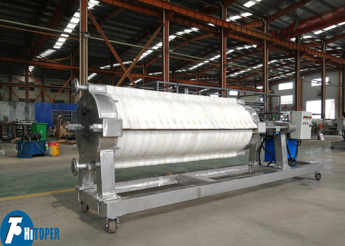 Corner Feeding and Close Liquid Flow Cotton Cake Filter Press for Easy ...